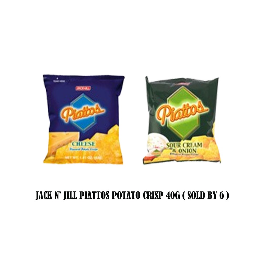 JHS JACK N' JILL PIATTOS POTATO CRISP 40G ( SOLD BY 6 ) | Shopee ...