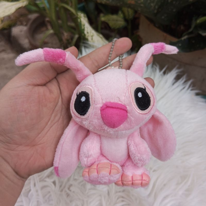 DISNEY Lilo And Stitch ANGEL Keychain Plush | Shopee Philippines