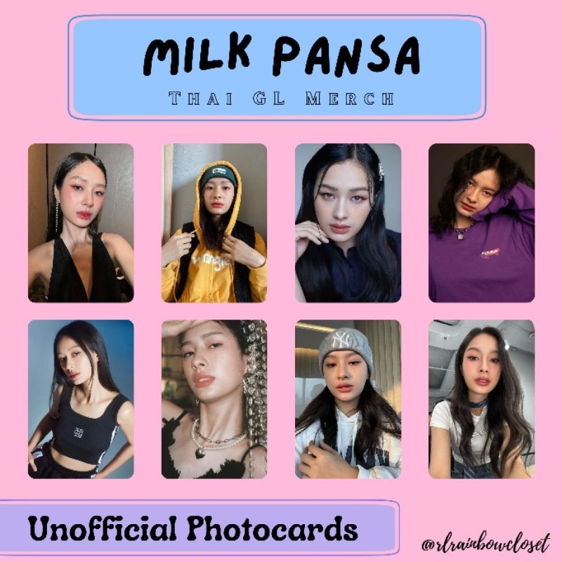 Thai GL Milk Pansa Photocards MilkLove 23.5 Series | Shopee Philippines