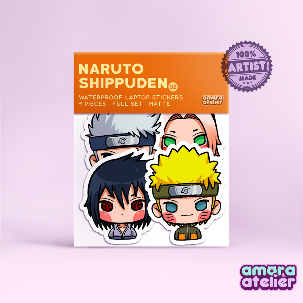 Sticker Pack | Naruto Shippuden Laptop Stickers No. 01 | Fan Art by ...