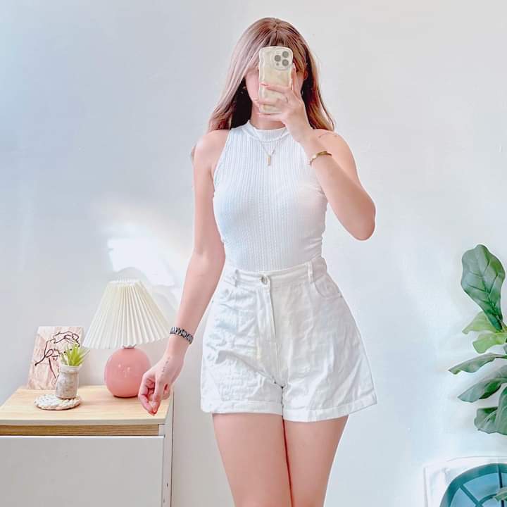SAVANNAH EMBOSSED KNITTED SLEEVELESS TOP SMALL TO MEDIUM BODY FRAME ...