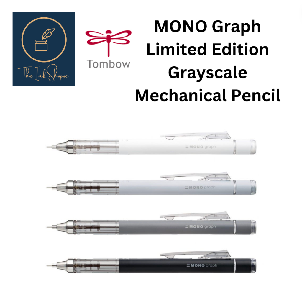 Tombow Mono Graph Limited Edition Grayscale Mechanical Pencil | Shopee ...