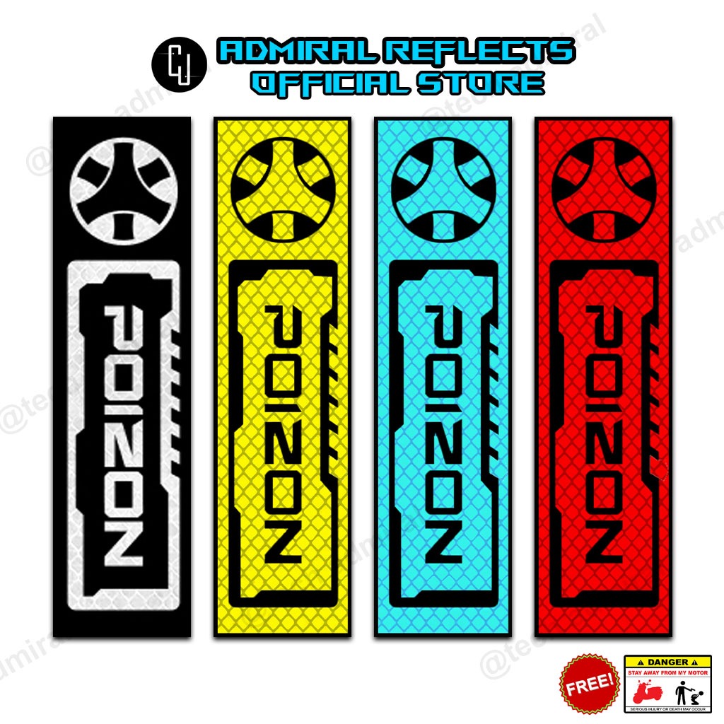 Alloy Top Box Sticker Waterproof Poizon Blade Edition (REFLECTORIZED ...