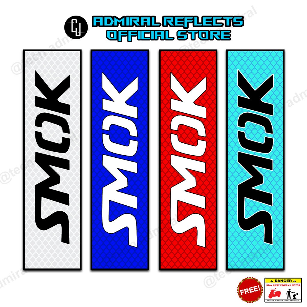 Alloy Top Box Sticker Waterproof SMOK (REFLECTORIZED) | Shopee Philippines