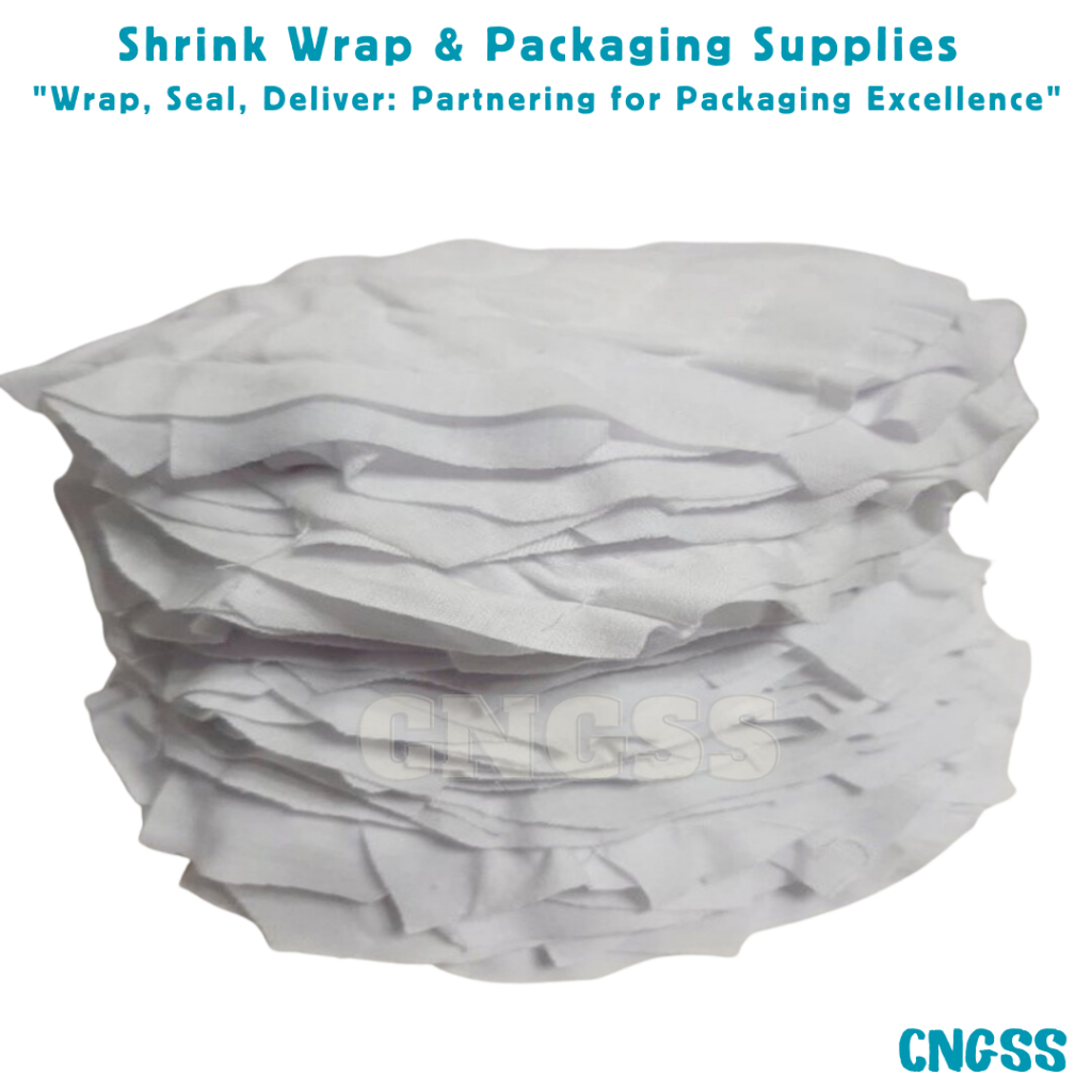 5pcs Multi Purpose Round White Rags- Basahan Bilog, Cleaning Material ...