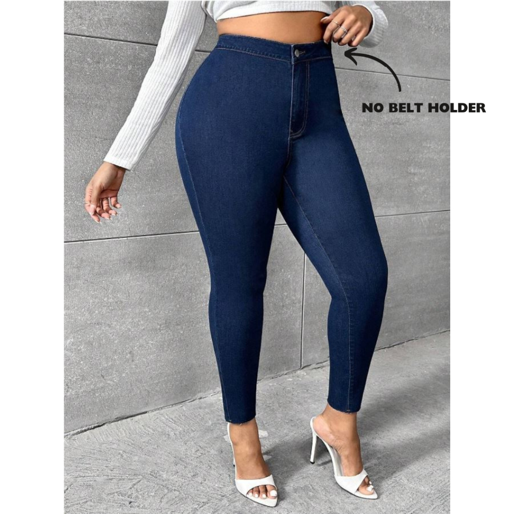 PLUS SIZE 30-42 JONI Jeans Stretchable Denim Pants #201 | Shopee Philippines