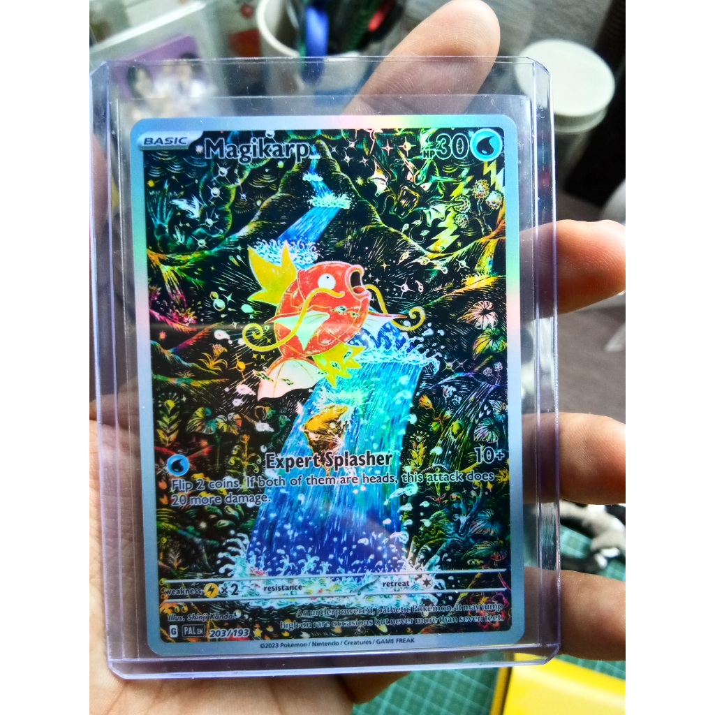 PROXY CARD - Magikarp - 203/193 - Illustration Rare - SV02: Paldea Evolved | Shopee Philippines