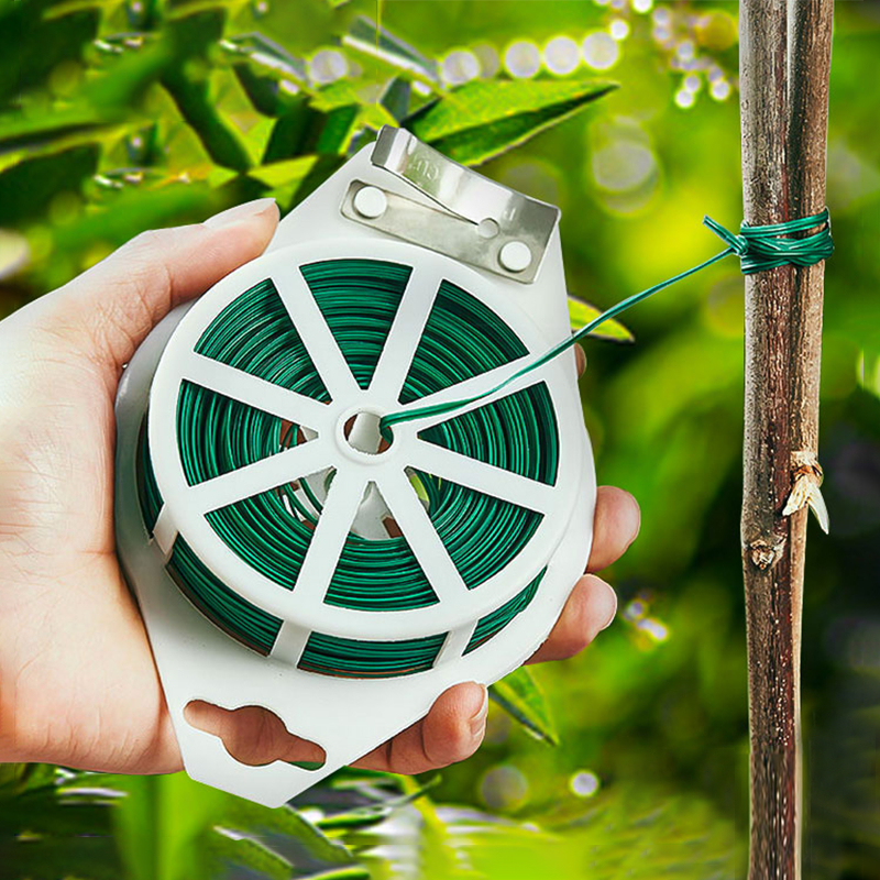 Gardening tie wire, iron wire, climbing trellis, plastic tape, cut wire ...