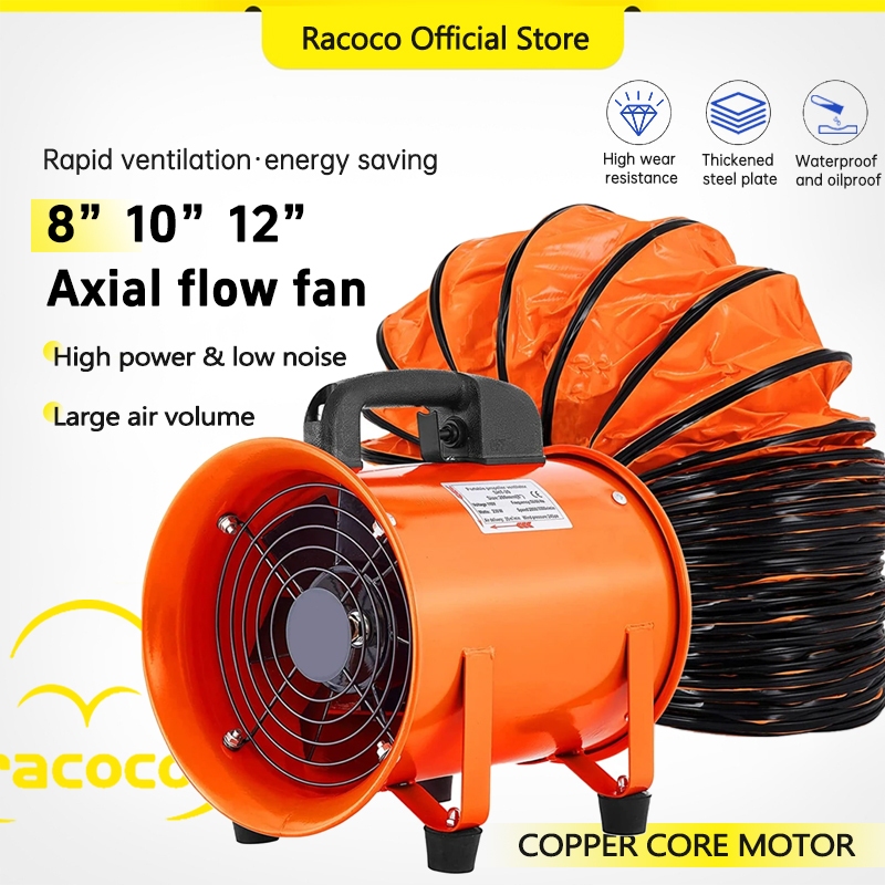 Portable Ventilation Fan Portable Axial Flow Fan Marine Ventilator Industrial Blower Exhaust Fan ...