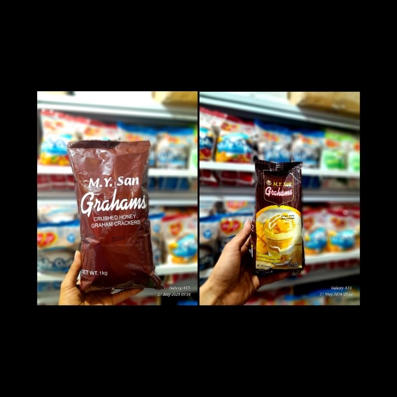 M.Y.San Crushed Graham original 200g/1kg | Shopee Philippines