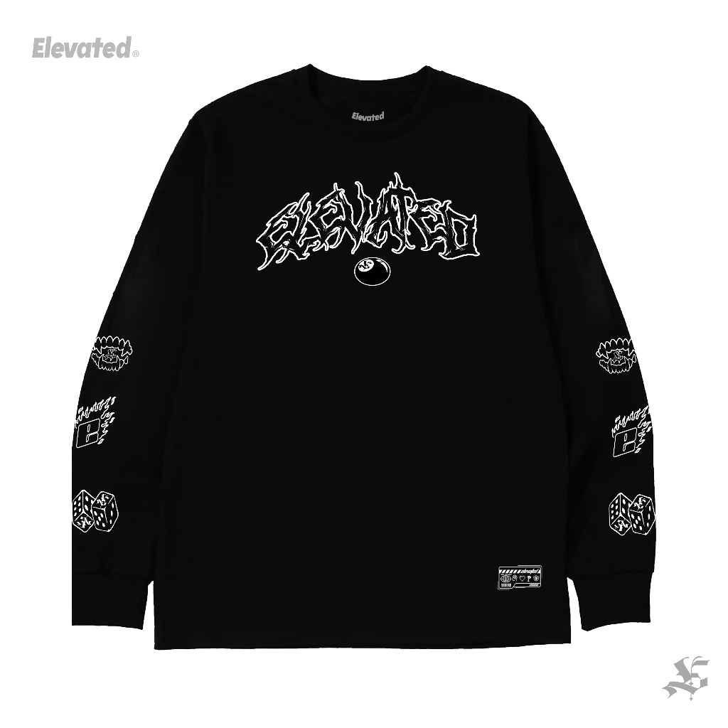 Elevated clothing , 8-BALL Longsleeve | Shopee Philippines