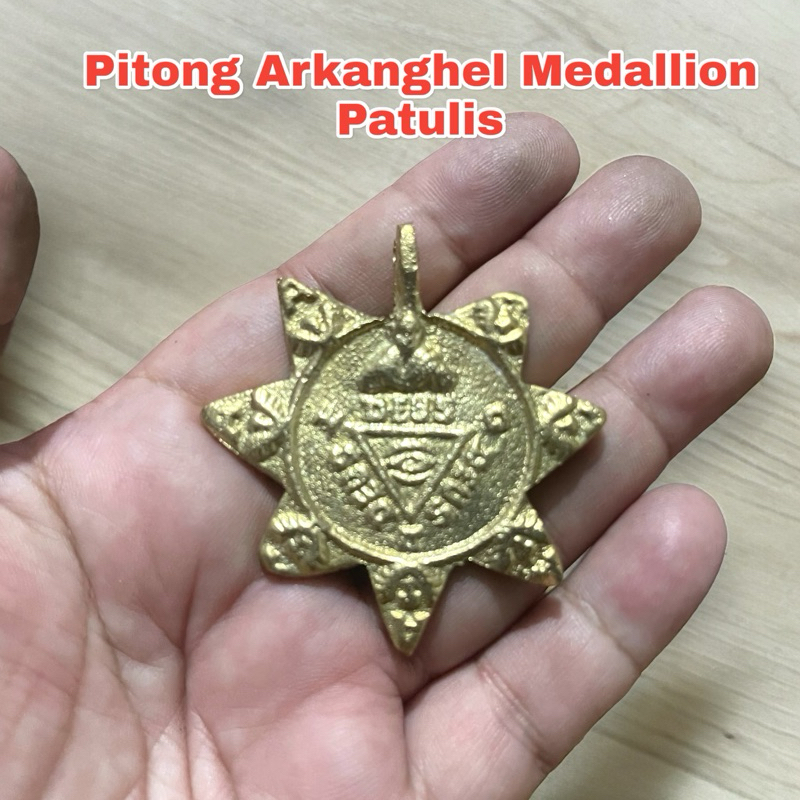 Pitong Arkanghel Medalyon Patulis may dasal | Shopee Philippines