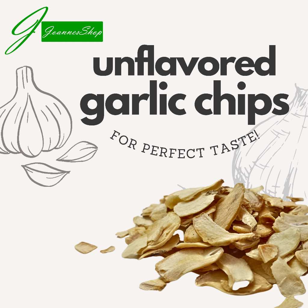 GARLIC CHIPS UNFLAVORED NATURALLY PROCESSED (BULK) | Shopee Philippines