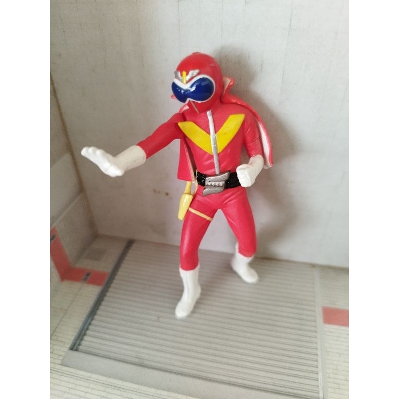 SENTAI RED GORANGER VINTAGE GASHAPON ORIGINAL JAPAN GACHAPON BIG SIZE ...