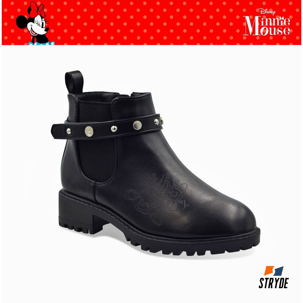 Minnie Mouse Black Shoes for Kids Girls Zenobia | Shopee Philippines