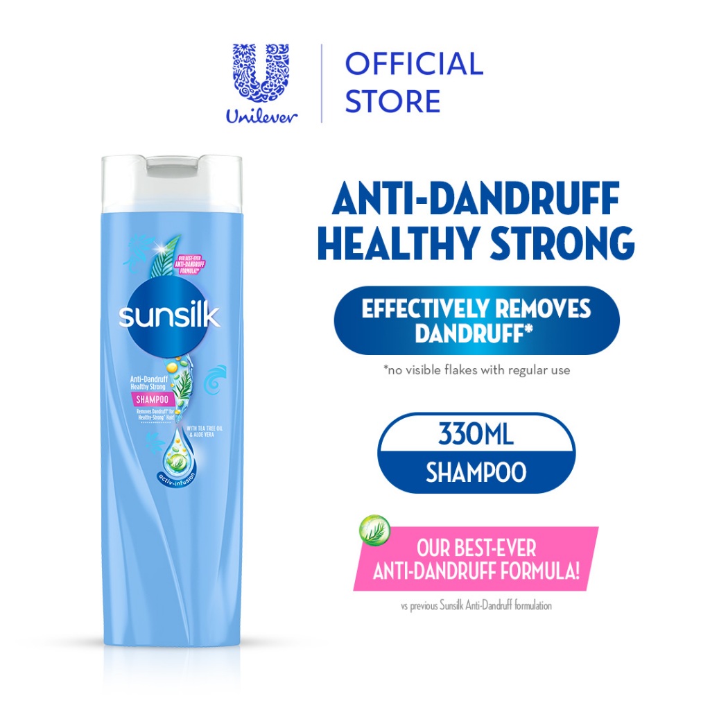Sunsilk Shampoo Anti-Dandruff Healthy Strong 330ml | Shopee Philippines