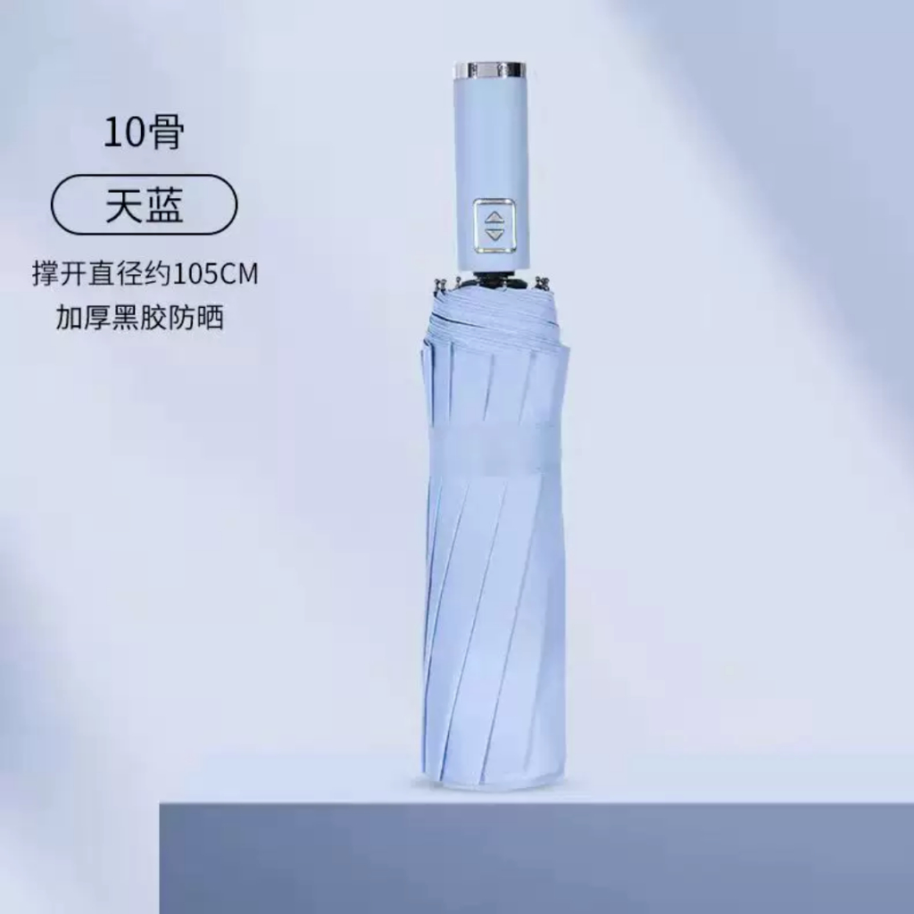 Korean Candy Color UV UPF 50+ Automatic Weather Umbrella 10 RIBS | Shopee Philippines