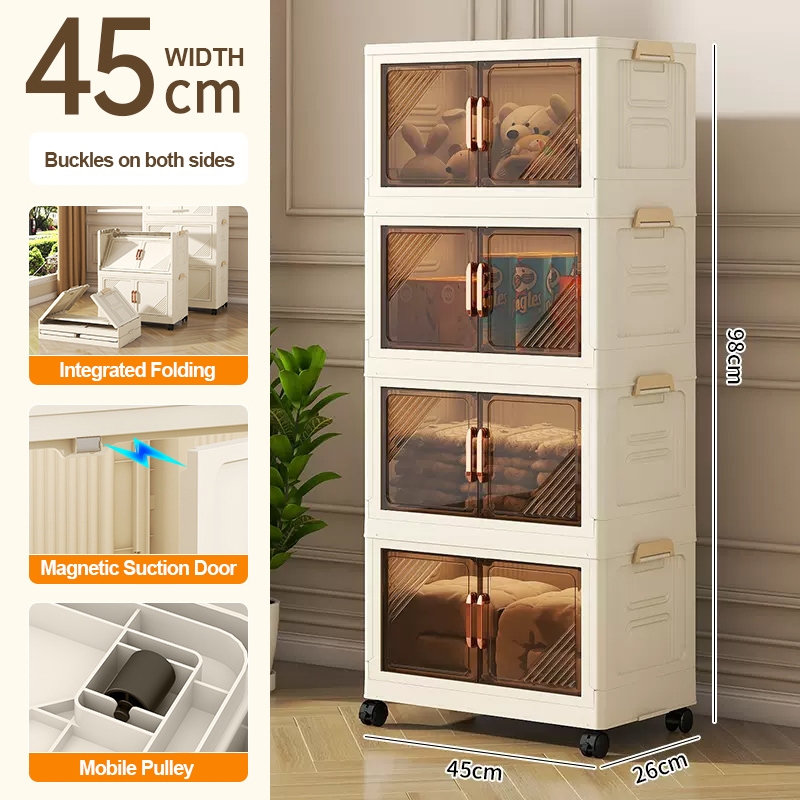Foldable Storage Cabinet for Kitchen Durabox Bedroom Drawer Cabinet ...