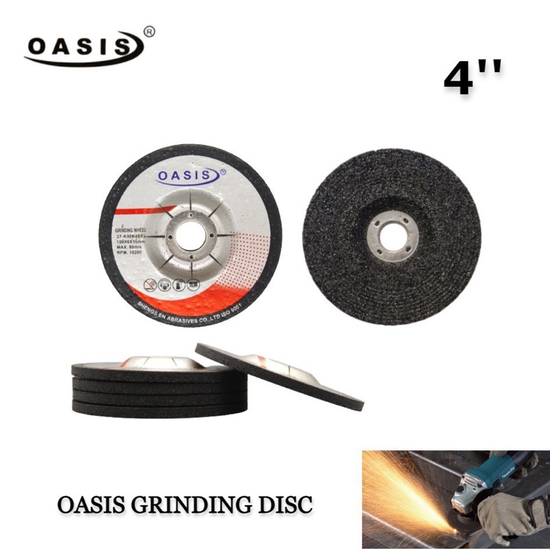 Oasis Grinding Disc Heavy Duty 4'' Of Metal Stainless | Shopee Philippines