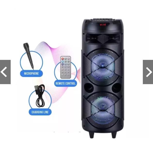29" BIGGEST DUAL SIZE PORTABLE BLUETOOTH KARAOKE SPEAKER W/ BASS ...