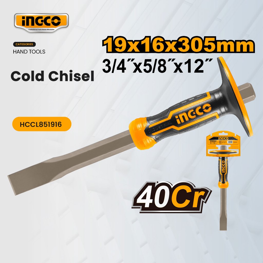 Ingco Industrial Cold Chisel Breaking Tool 19mm HCCL851916 / 25mm ...