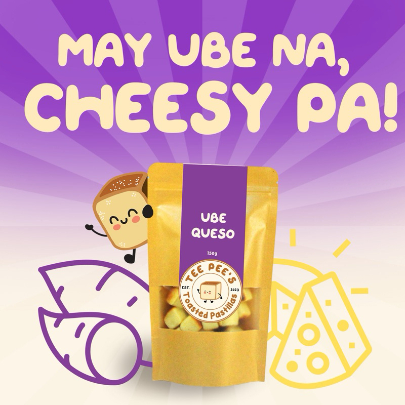 Tee Pee’s Toasted Pastillas in Ube Queso (Inclusive of Shopee Fees ...