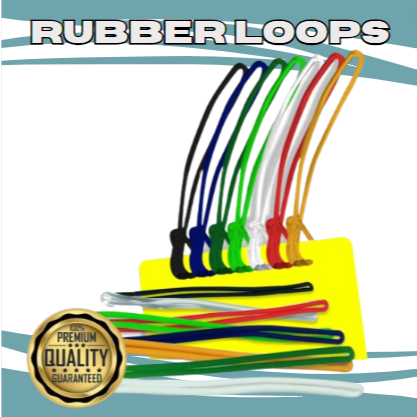 Rubber Loops for Bag Tag Making 6inches (100pcs) | Shopee Philippines