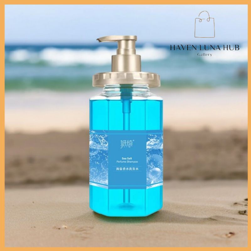 Sea Salt Shampoo 500ML for Oily Hair - Deep Cleansing, Anti-Dandruff ...