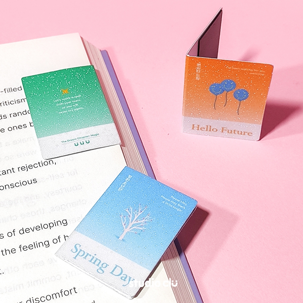 KPOP Magnetic Bookmarks | Glitter Aesthetic Cut | SVT NWJ ENH TWC l ...