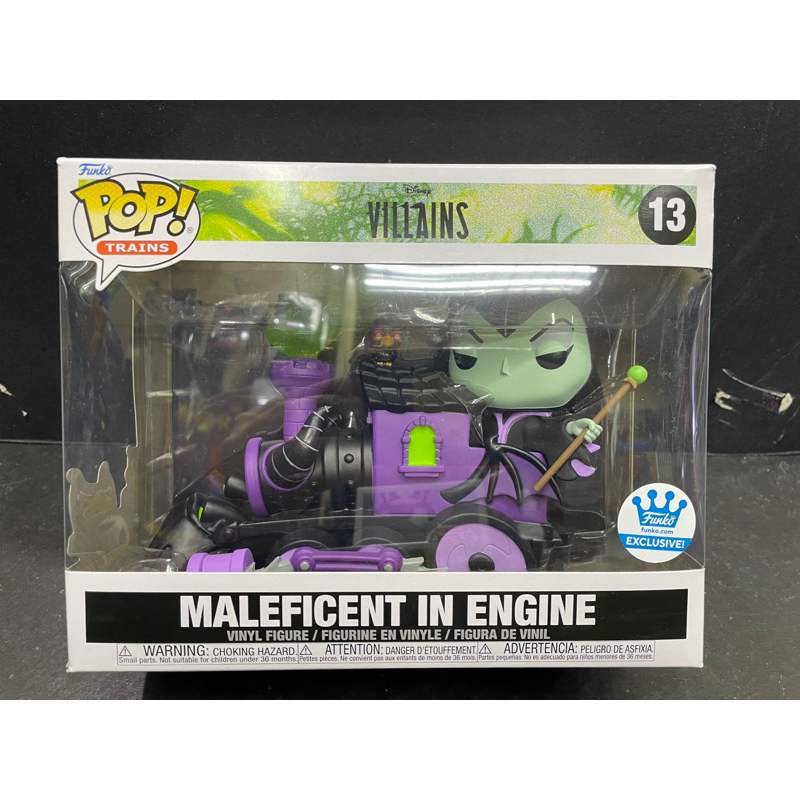 Funko Pop Trains Disney Villains Exclusive Maleficent in Engine ...
