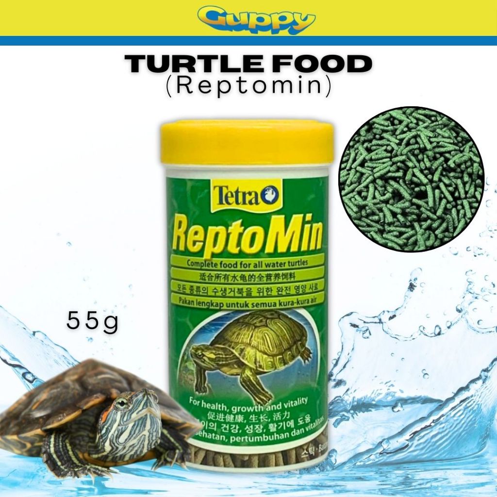 Tetra Reptomin Food for all water turtles 55 Grams Turte Stick Food ...