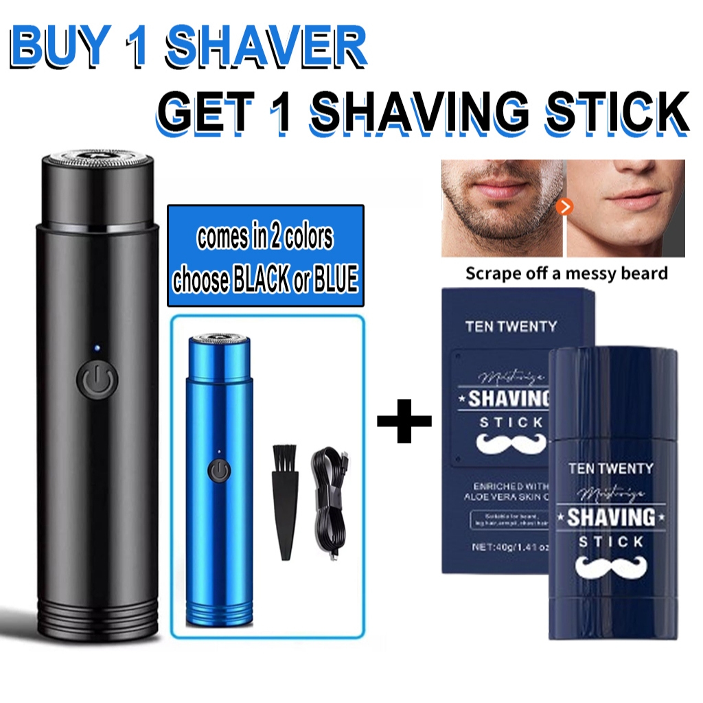 STYLECLUB COMBO SHAVING SET [ 1 MINI ELECTRIC SHAVER + 1 TEN TWENTY ...
