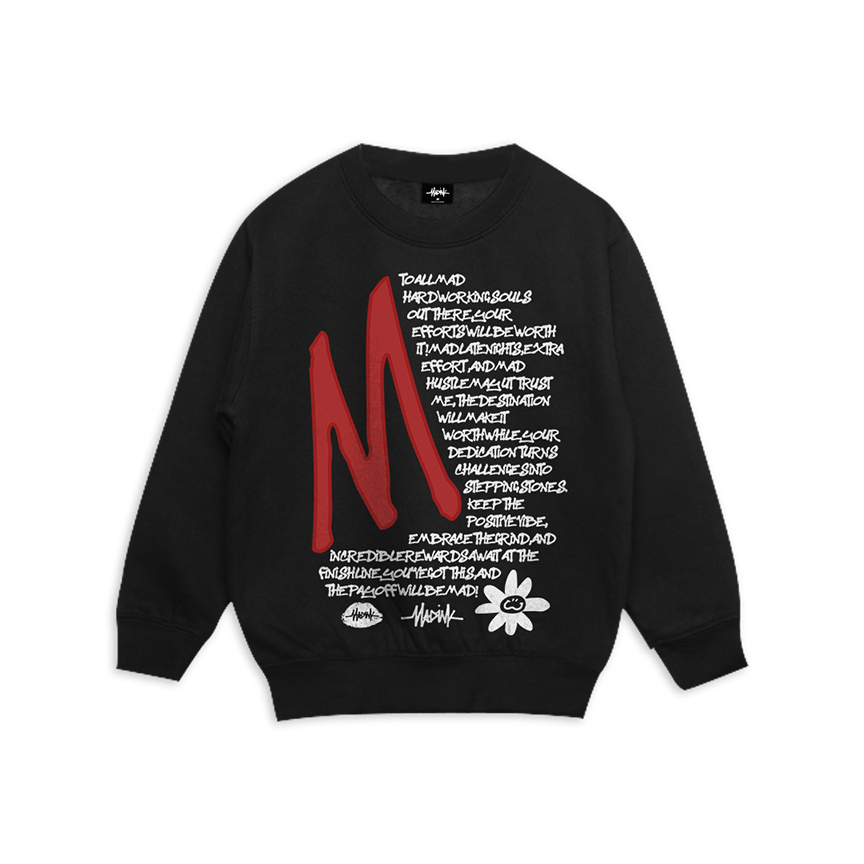 MADINK SWEATSHIRT TO ALL THE MAD OVERSIZE PRETTY HIGH QUALITY | Shopee ...