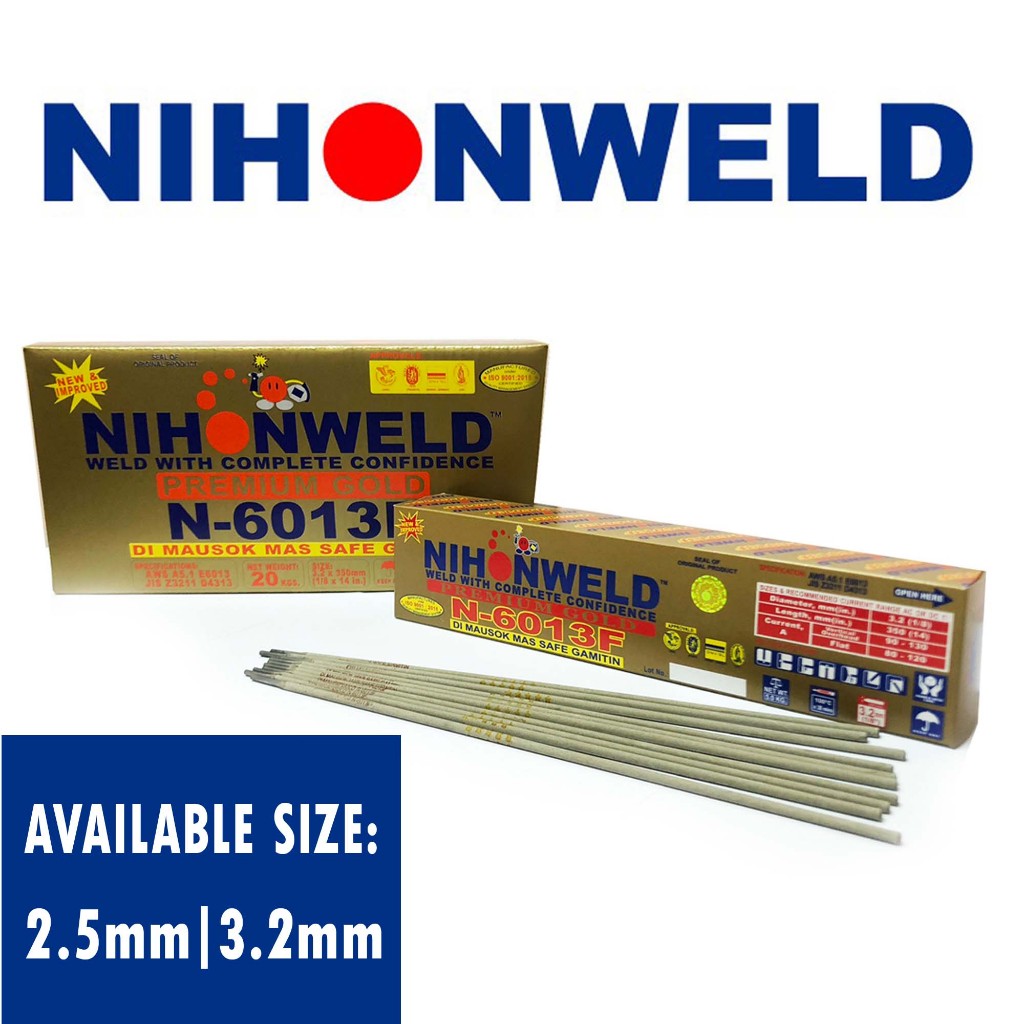 N-6013 welding rod Nihonweld original | Shopee Philippines