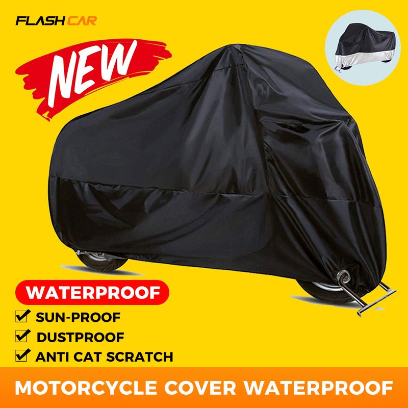 Waterproof Motorcycle Cover Rain and Dust UV Cover Motorcycle ...