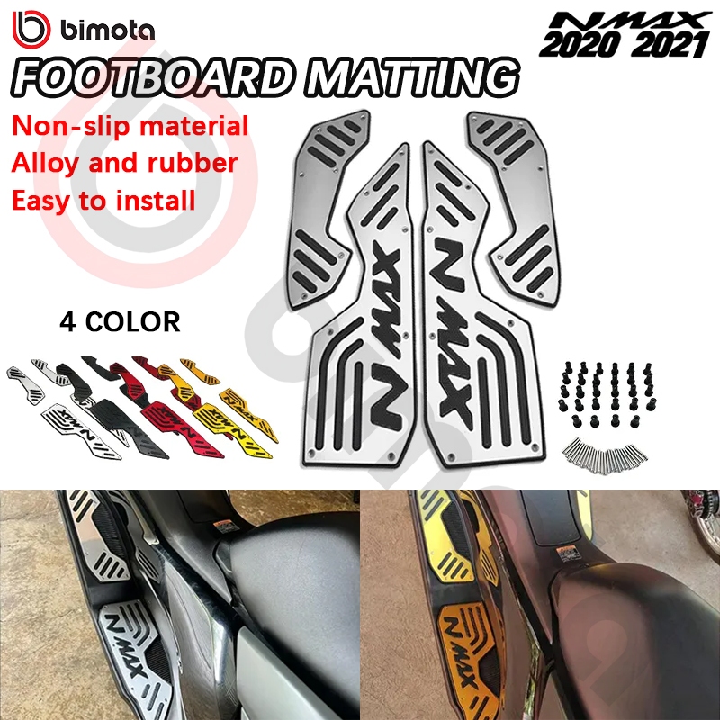 NMAX 155 2020 V2/V2.1 Matting Footboard With Complete Bolts And Nuts 1 ...