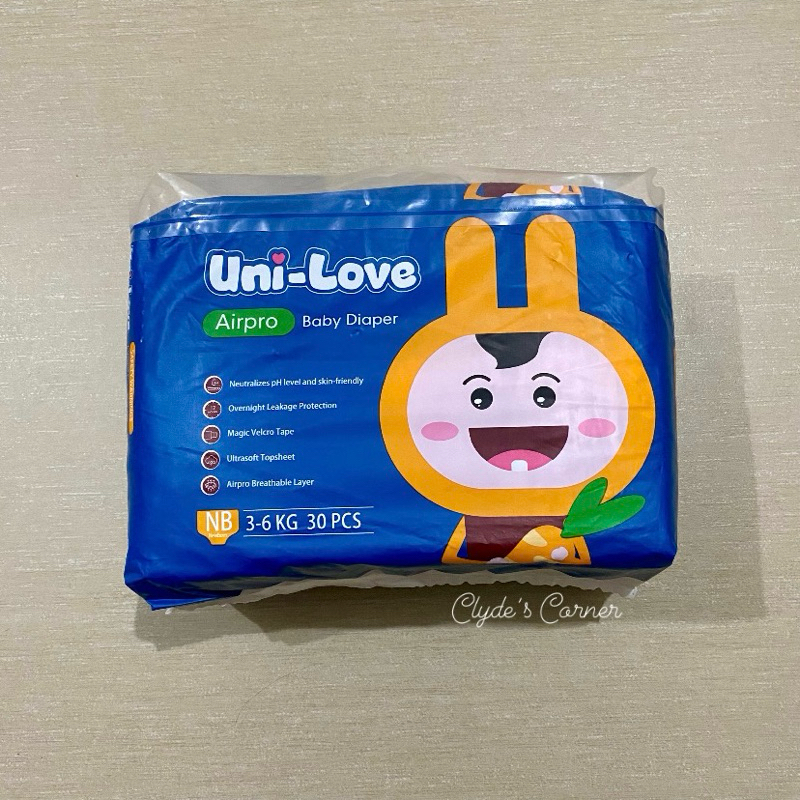 Uni-Love Airpro Baby Diaper (30 pcs) | Shopee Philippines