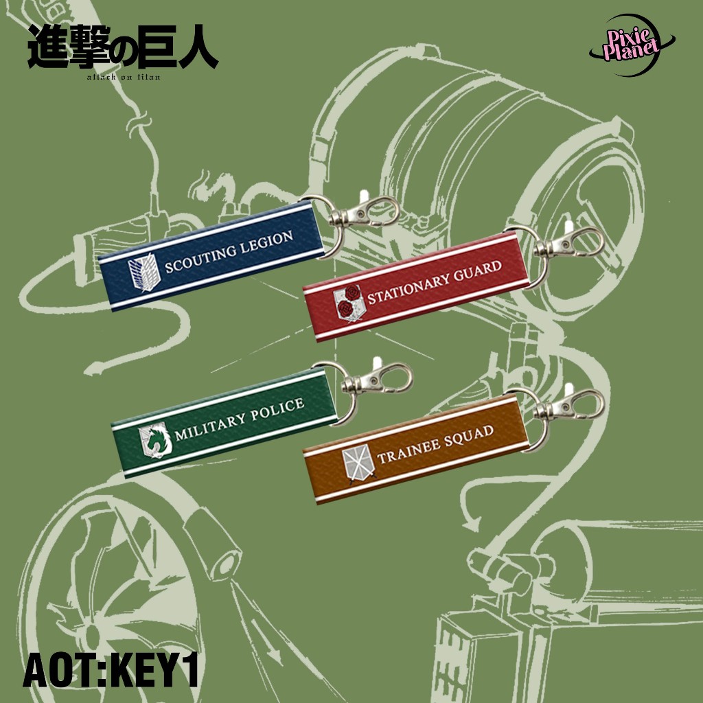 ATTACK ON TITAN KEY HOLDER (AOT:KEY1) | Shopee Philippines