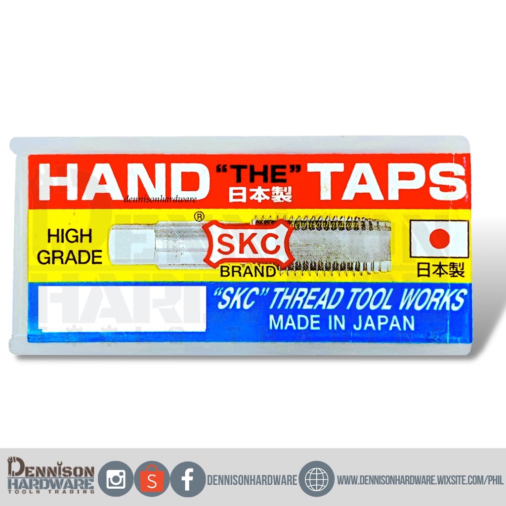 METRIC SKC HAND TAPS (3PCS PER SET) 3MM 4MM 5MM 6MM 8MM 10MM 12MM ...