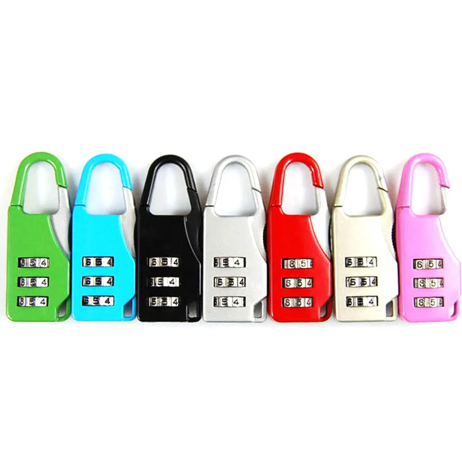 Dial Digits Code Number Password Combination Padlock Security Lock Bags ...