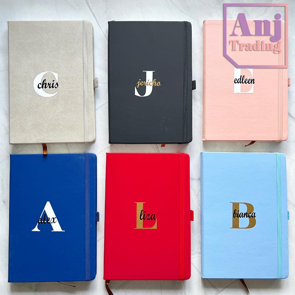 FREE NAME Moleskin Notebook Journal with Pen Holder A5 size with Garter ...
