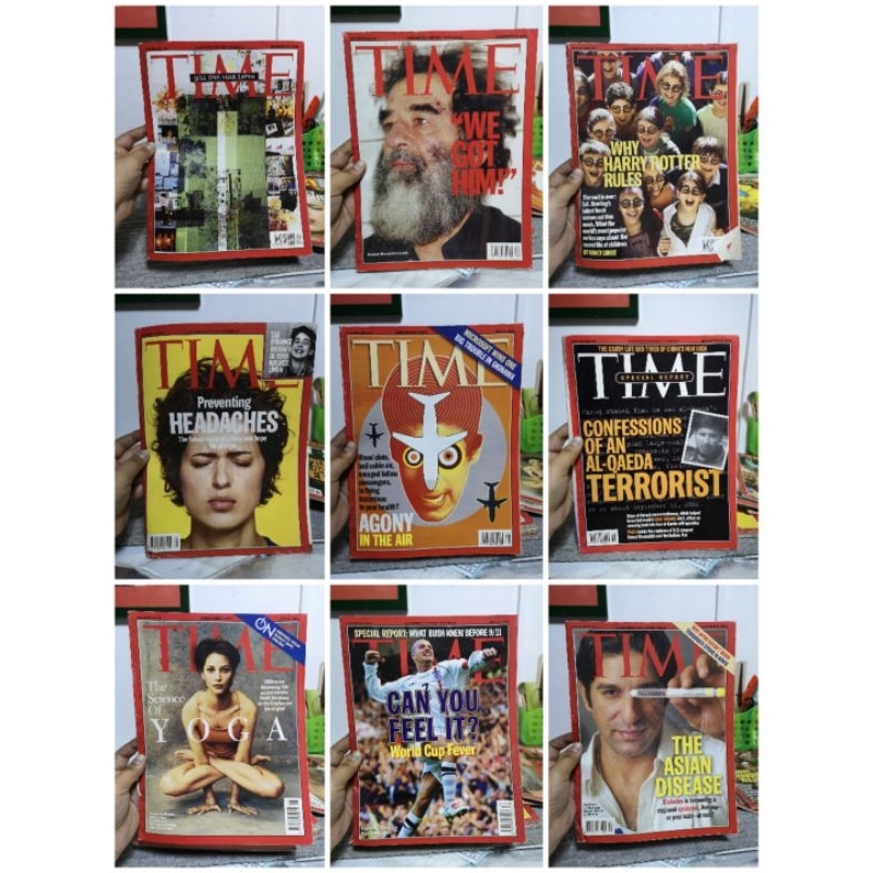 Random Vintage TIME Magazines (05/31) | Shopee Philippines