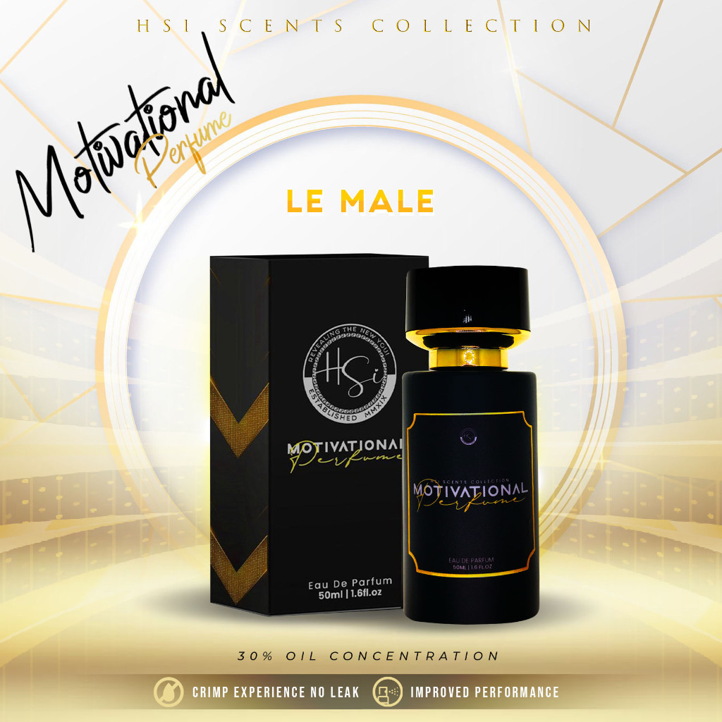 Motivational LeMale Perfume by HSI Scents Collection Oil Based 60ml ...