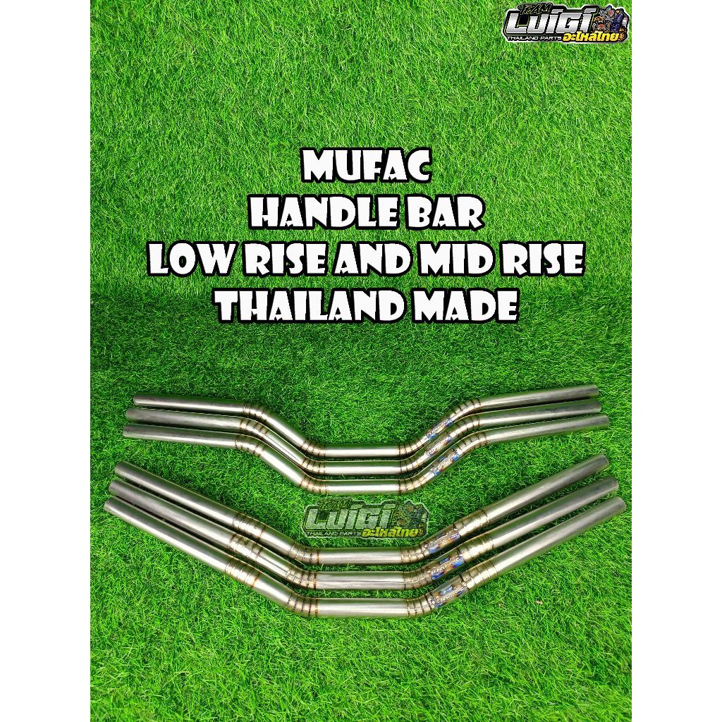 MUFAC TITANIUM HANDLE BAR W/ EMBLEM FOR NMAX /PCX / UNIVERSAL THAILAND ...