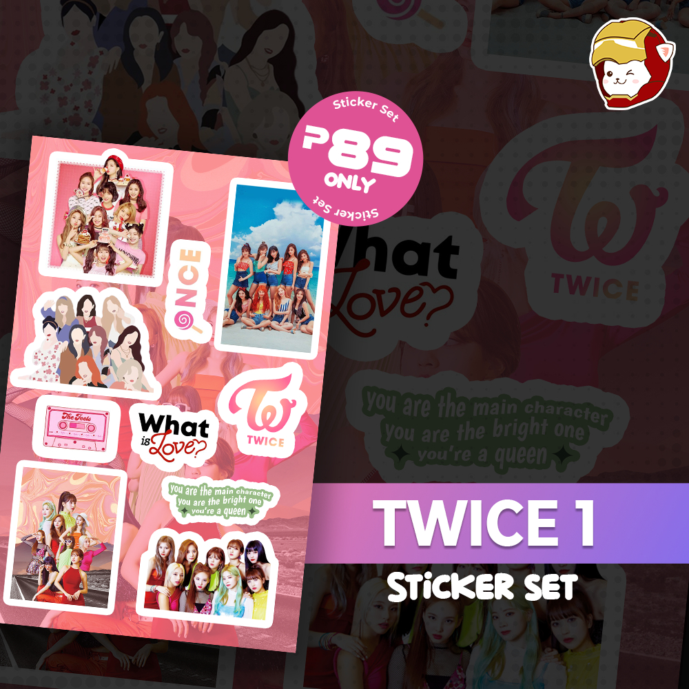 KPOP | TWICE | Holographic Vinyl Stickers | Shopee Philippines