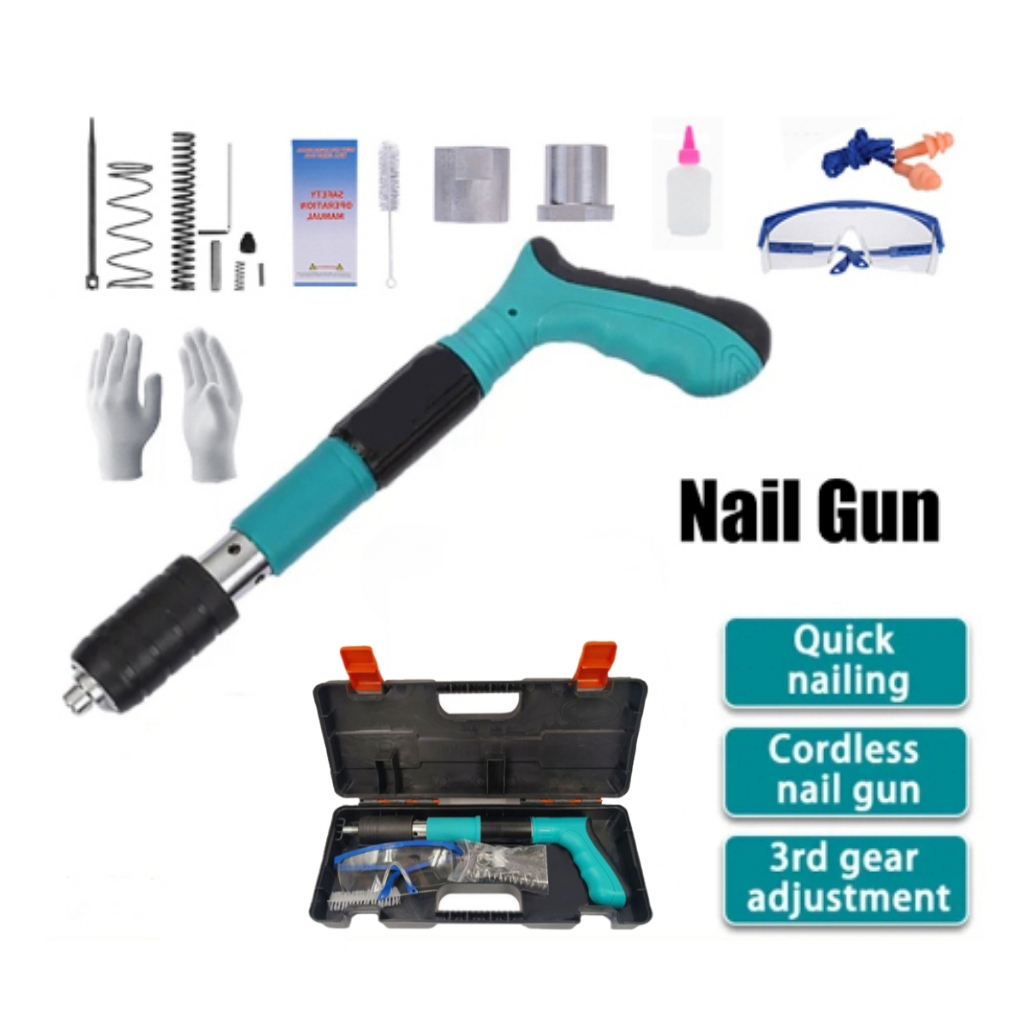 Punch Gun Manual Steel Nails Gun Concrete Wall Fastening Pipe Clamp ...
