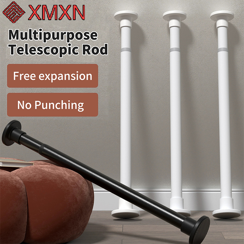 XMXN25mm Shower Curtain Rod Adjustable Extendable Bathroom Curtain Rod ...