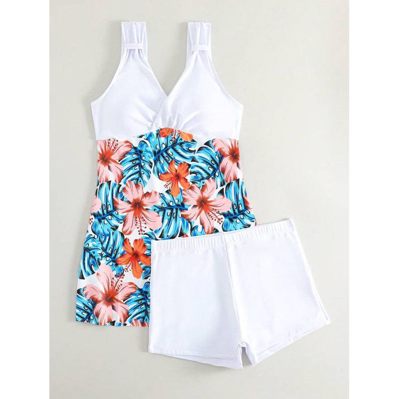 Brand New Swimsuit White Short Bottom Bikini Set XL | Shopee Philippines