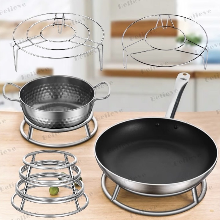 thick steam rack drying rack stainless steel pot holder wok stand pot ...