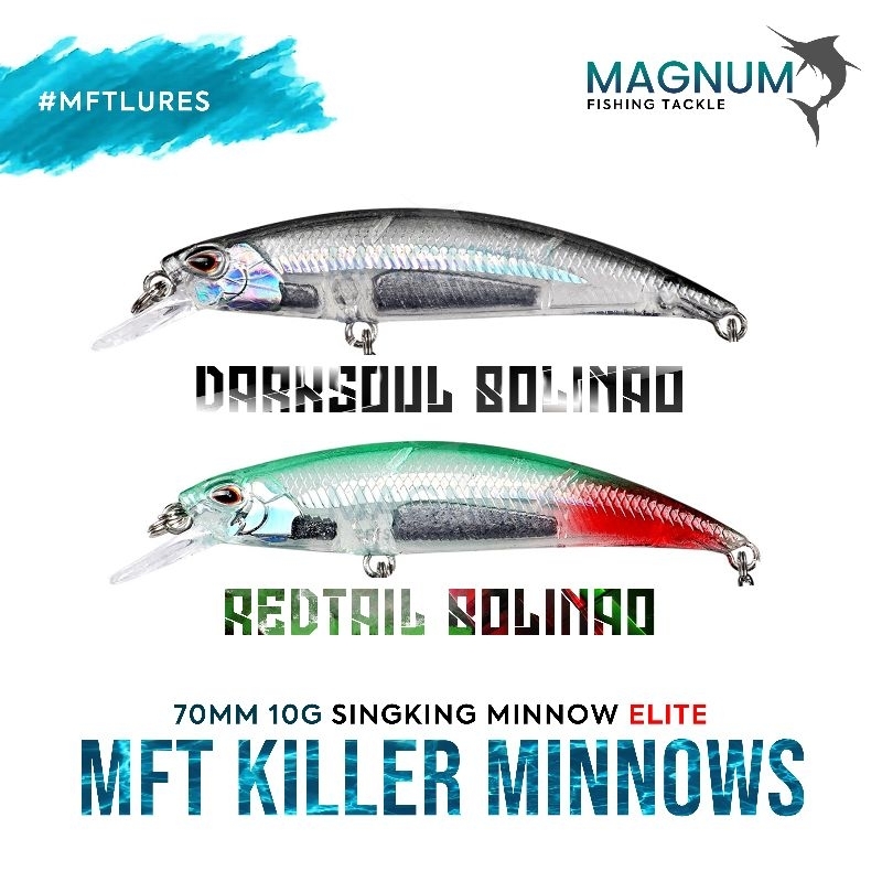 MFT Killer Minnows Heavy Bolinao 70mm 10g Lure | Shopee Philippines